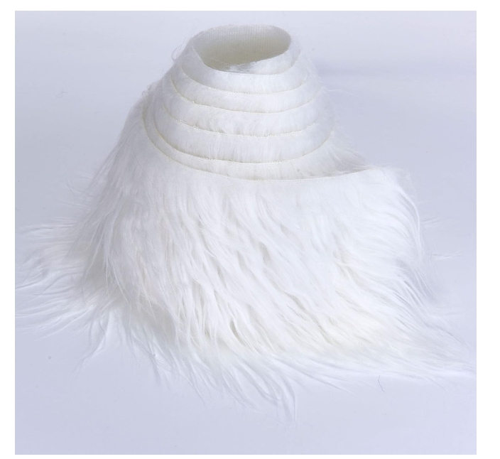 Fabric White Fur